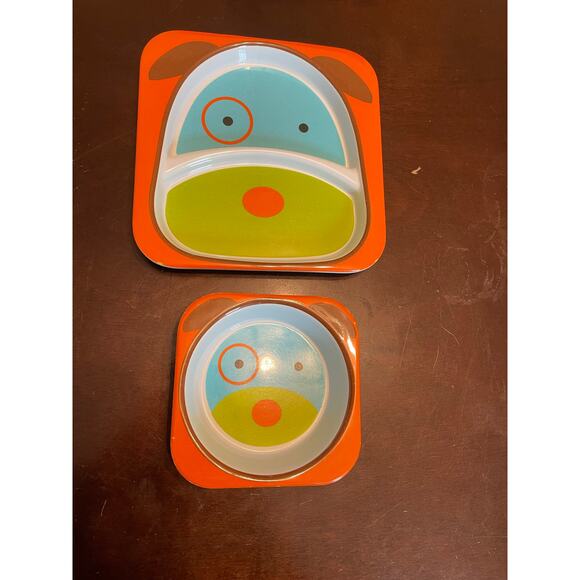 Skip Hop | Dining | Skip Hop Zoo Puppy Plate And Bowl Set | Poshmark